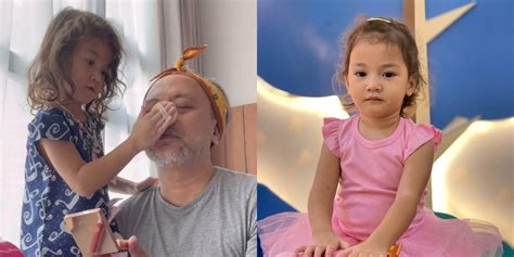Momen Numa Anak Mona Ratuliu Dandani sang Ayah, bak Makeup Artist Profesional - Wajah Indra ...