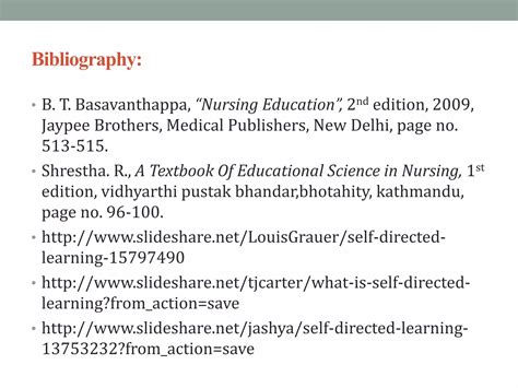 Self Directed Learning Sdl Pptx