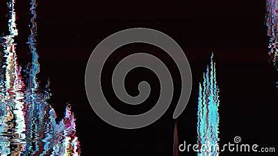 Glitch Noise Overlay Vhs Static Distortion Fuzzy Stock Footage Video Of Texture Interference