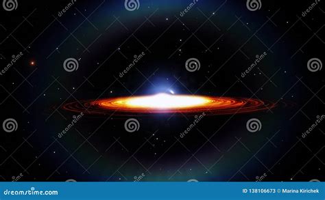 Black Hole Space Distortion Anomaly High Mass This Image Elements Furnished By Nasa Stock