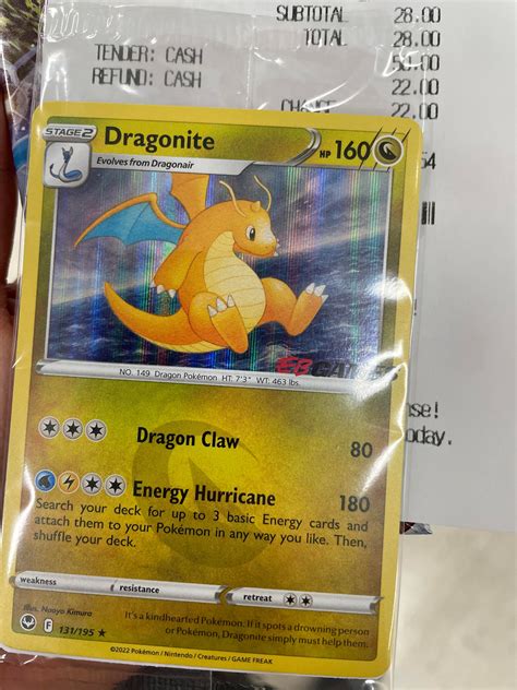 Australian Fellowss Eb Games Dragonite Promo Out R Pokemontcg