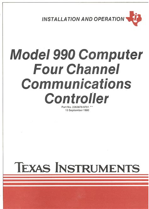 Model 990 Computer Prom Programming Module Manual Computing History
