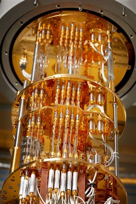 The Quantum Computer At Chalmers With The Outer Shielding Of The Dilution Refrigerator Removed