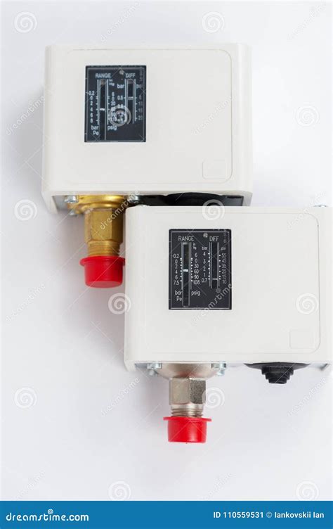 Two New Identical Pressure Switches In The Pipeline For Monitoring And Balancing The Pipeline