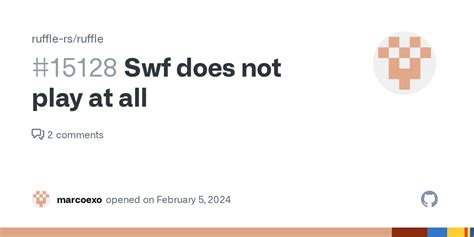 Swf Does Not Play At All Issue Ruffle Rs Ruffle GitHub