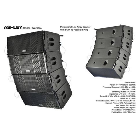 Jual Terbaru Speaker Ashley Line Array Tw 210la Original