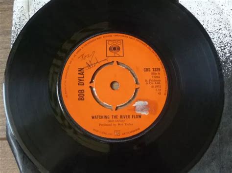 bob dylan watching the river flow 1971 uk 7 bon État plus eur 1 46