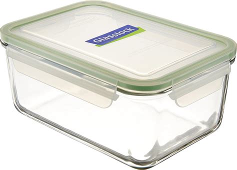 Glasslock Rectangular Food Storage Container 1900ml Home