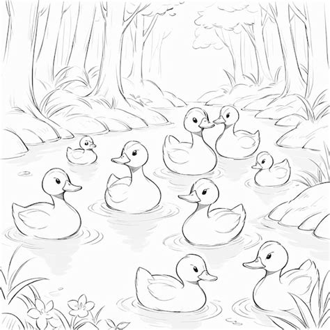 3 페이지 아기 도널드 덕 색칠하기놀이 사진 Freepik