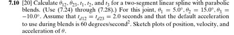 7 10 [20] Calculate 012 023 T2 And T3 For A