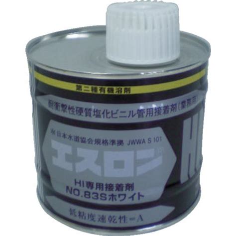 セキスイ エスロン 接着剤no83sホワイト 500g S835g 工具の楽市 通販 Yahooショッピング