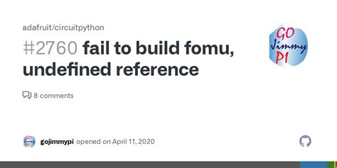 Fail To Build Fomu Undefined Reference Issue Adafruit Circuitpython GitHub