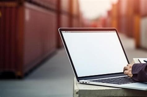 Premium Photo Engineer Dock Worker Wear Safety Uniform Check Control Loading Freight Cargo