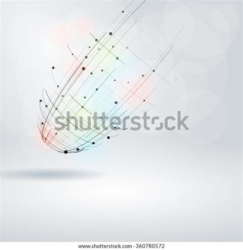 Abstract Design Element Wireframe Object Lines Stock Vector Royalty Free Shutterstock