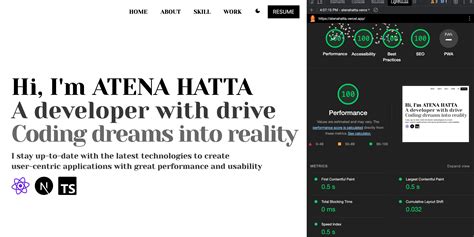 github atenahatta portfolio nextjs