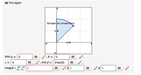 solved for each of the following set up the integral of an