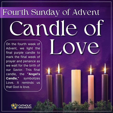 Fourth Sunday Of Advent The Candle Catholic Apologetics