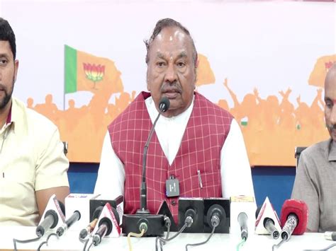 Multiple Complaints Filed Against Bjp Leader Ks Eshwarappa Over His ‘gun Down Traitors Remark