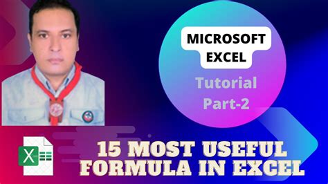 Microsoft Excel Tutorial 15 Most Useful Formula Episode 2 স্প্রেডশীট প্রোগ্রামে ১৫টি কাজ Youtube