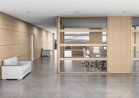 Premium Photo 3d Rendering Empty Office Workstation Partition Interior
