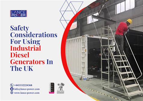 Safety Considerations For Using Industrial Diesel Generators In The Uk Lance Power