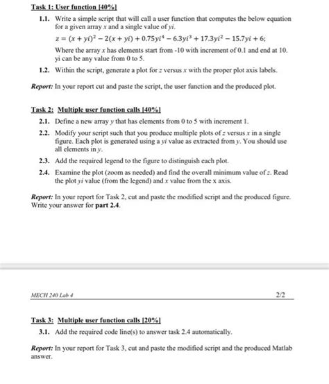 Solved Task 1 User Function 40 11 Write A Simple Script