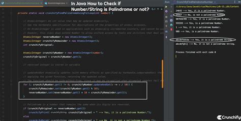 In Java How To Check If Number String Is Palindrome Or Not • Crunchify