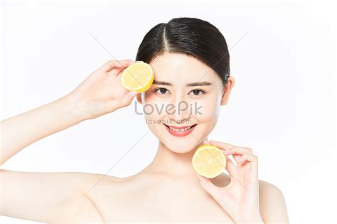 Beautiful Makeup Woman With Lemon Picture And Hd Photos Free Download