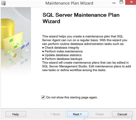 How To Create Differential Backup Using Sql Server Maintenance Plan Database Tutorials