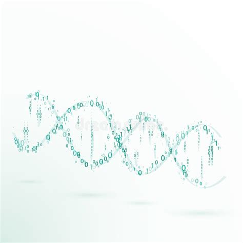 Dna Binary Code Stock Vector Illustration Of Code 100953951