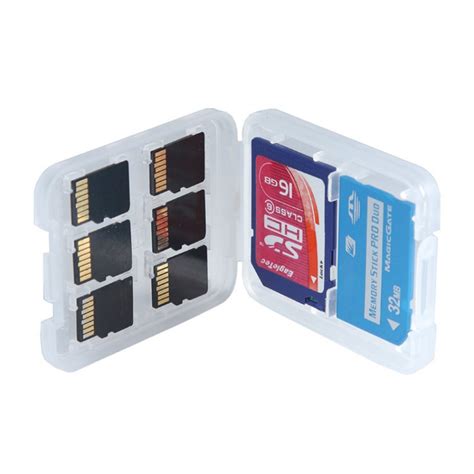 10PCS 8 Slots Micro SD TF MS Geheugenkaart Opslag Grandado