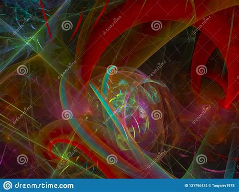 Fractal Abstract Imagination Template Swirl Texture Elegance Fantastic