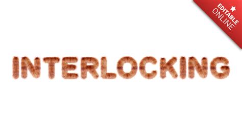 Interlocking Fox Fur Font Text Effect Generator