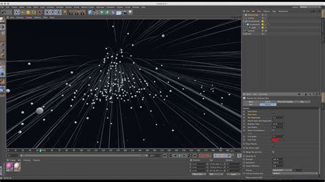 particles usingtracer with dynamics in cinema 4d tutorial youtube