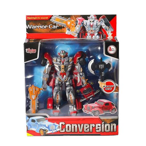 HW-668-1-2 Işıklı Dönüşebilen Robot Araba -Vardem – OyuncakBayi