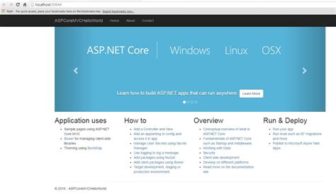 Core Mvc Hello World Program Csharp Star