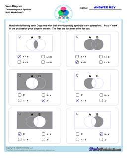 Venn Diagram Worksheets And Templates