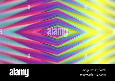 symmetrical trendy geometric pattern with moving multi colored texture