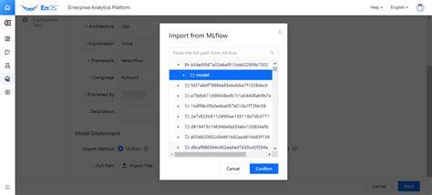 Stage A Model Version — Enos™ Enterprise Analytics Platform Documentation
