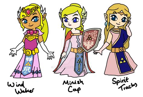 Toon Zeldas By Katlime On Deviantart