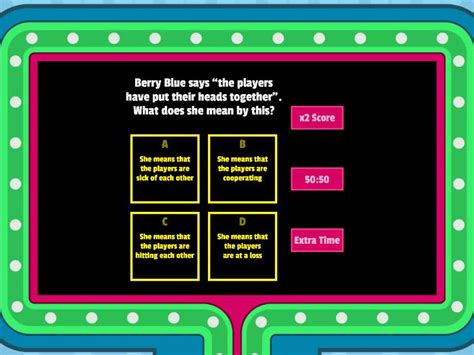Exit Ticket Gameshow Quiz