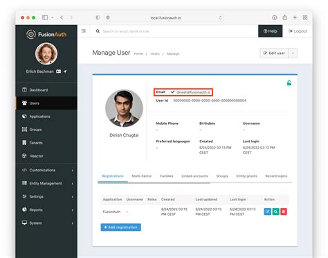 registration based email verification