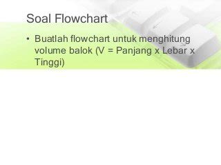 Detail Flowchart Volume Balok Koleksi Nomer 49