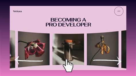 create a modern 3d responsive slider website html css javascript