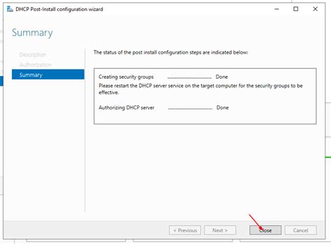 Windows DHCP Server Failover Setup Hot Standby