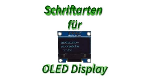 Schriftarten Für Oled Display Arduino Arduino Schriftarten Für Oled Display Arduino Arduino