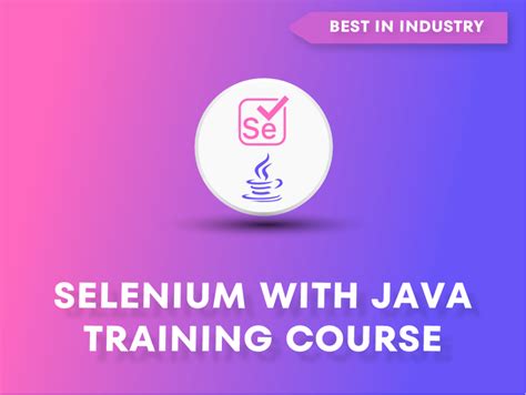 selenium with java live online training course educationnest