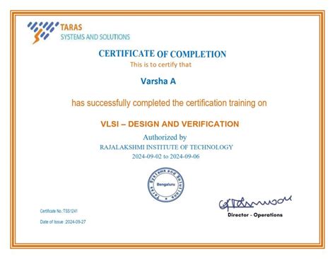 Varsha A On Linkedin Vlsi Designandverification Verilog