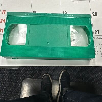 Vhs Green Colored Shells 10 Units Shrink Wrapped Empty Vhs Shells Ebay