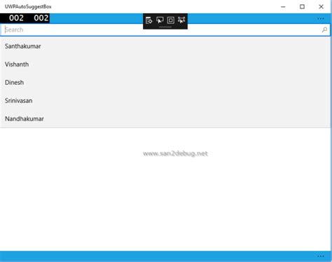 understanding autosuggestbox in uwp